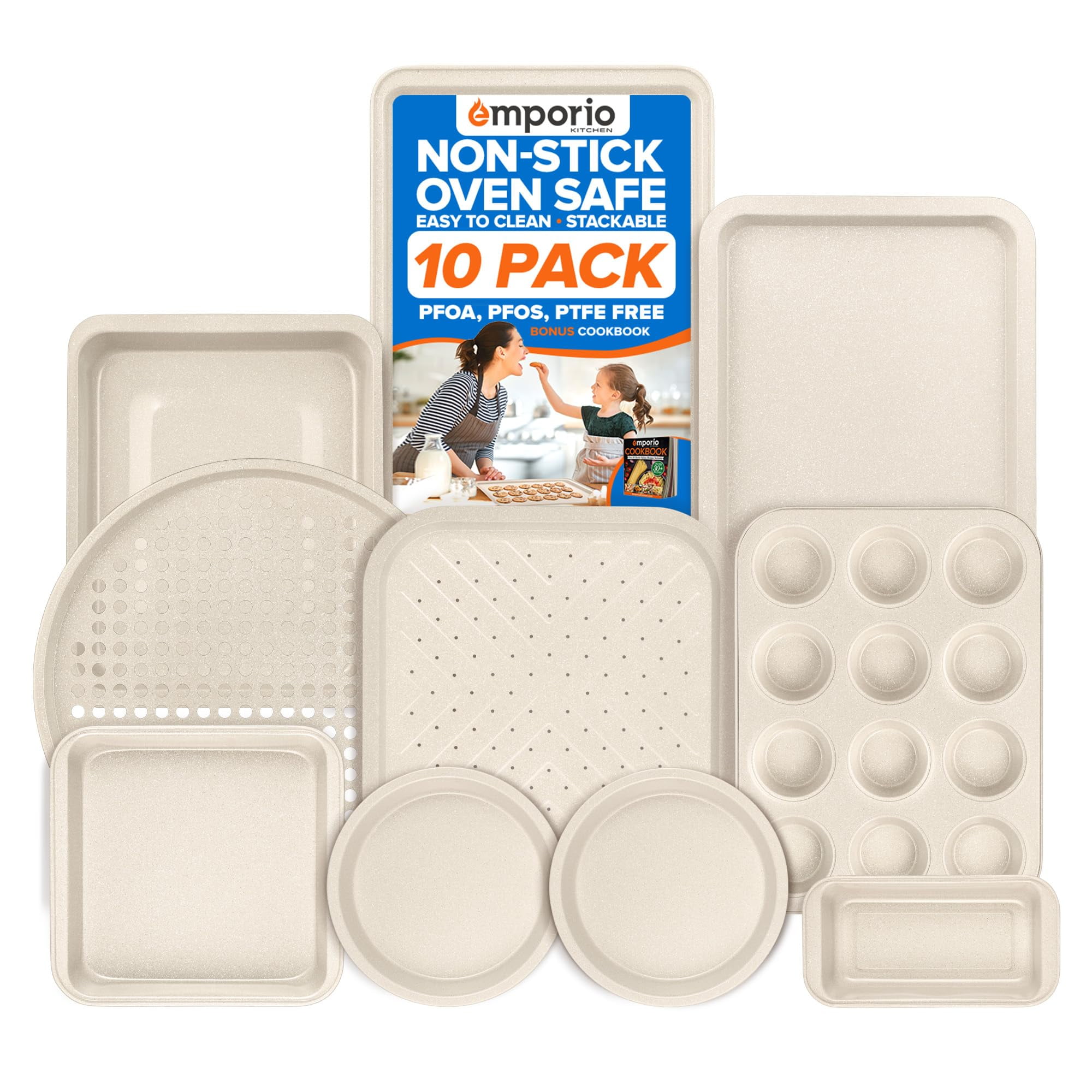 Click here for Emporio Kitchen Stackable Baking Pan Set - Nonstic... prices