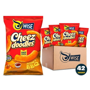 Wise Cheezdoodles Cheddar Cheese Baked Puffs, 8.5 Oz. - Walmart.com
