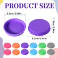 12 Pack Soda Can Cover , 2.1inch Colorful Drink Cans Protector Pop Can ...