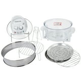 Classic Cuisine 12-17 Quart 1200W Halogen Tabletop Oven - White ...
