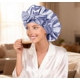 2 count Satin Bonnet Silk Bonnets Womens Hair Bonnet For Sleeping ...