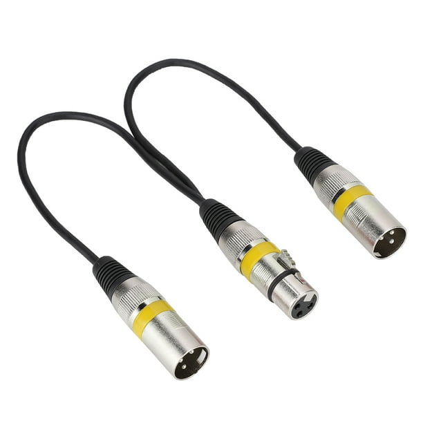 XLR Splitter Adapter,30cm XLR Female Jack XLR Extension Cable XLR ...