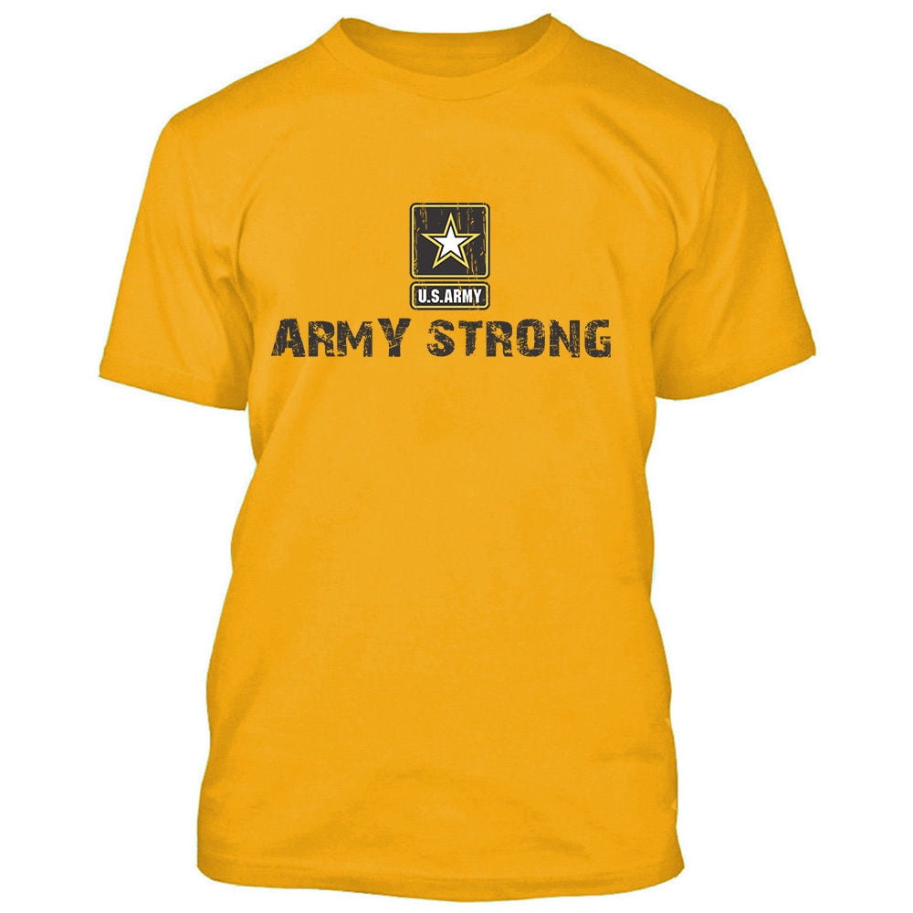 ARMY STRONG Star Logo SHIRT US Military Army Forces Unisex TEE SHIRT ...