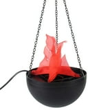SHANNA 1 Pack 3D Fake Fire Light Hanging LED Flame Effect Lamp for ...