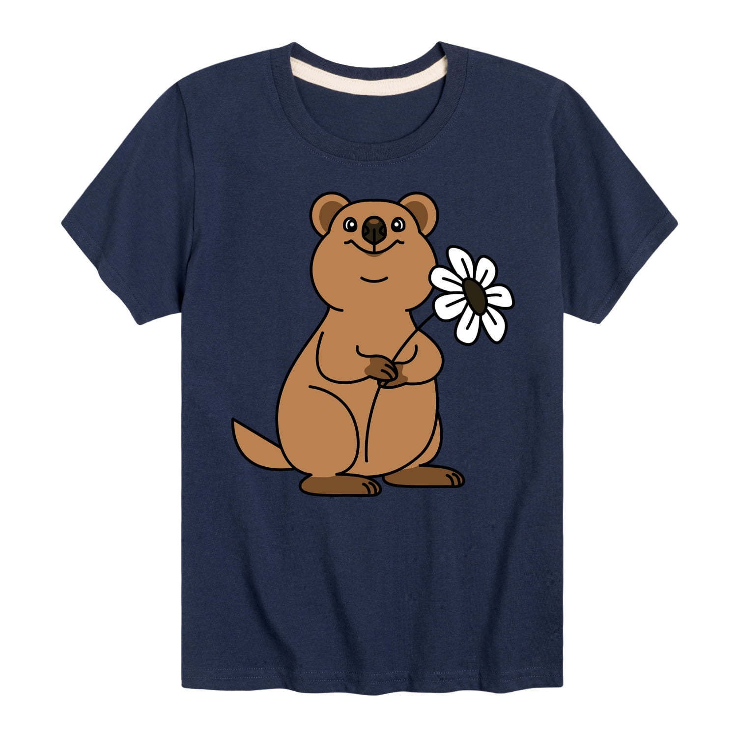 Quokka Flower - Toddler And Youth Short Sleeve Graphic T-Shirt ...
