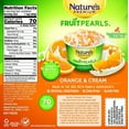 Nature's Premium Fruit Pearls, Frozen Fruit Snack, Orange & Cream, 2.3 ...