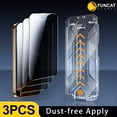 FUNCAT GLOBAL Screen Protector-Dust-free Applicator FOR iPhone 16/15/14 ...