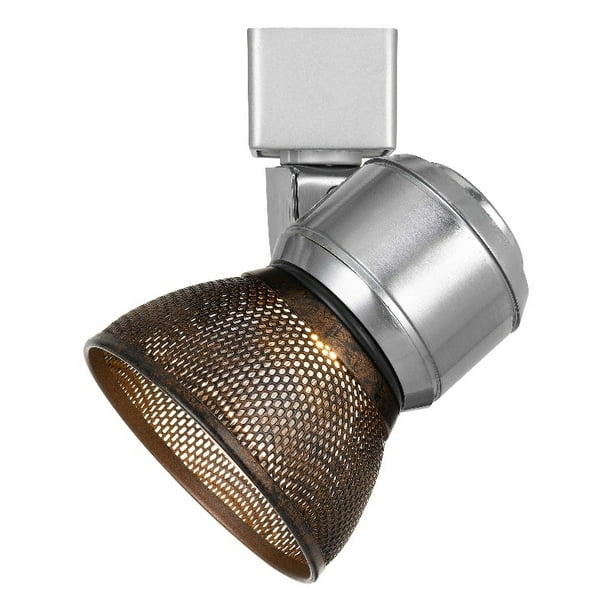 Cal Lighting HT-888-LED Metal Track Fixture with Mesh Shade in Steel ...