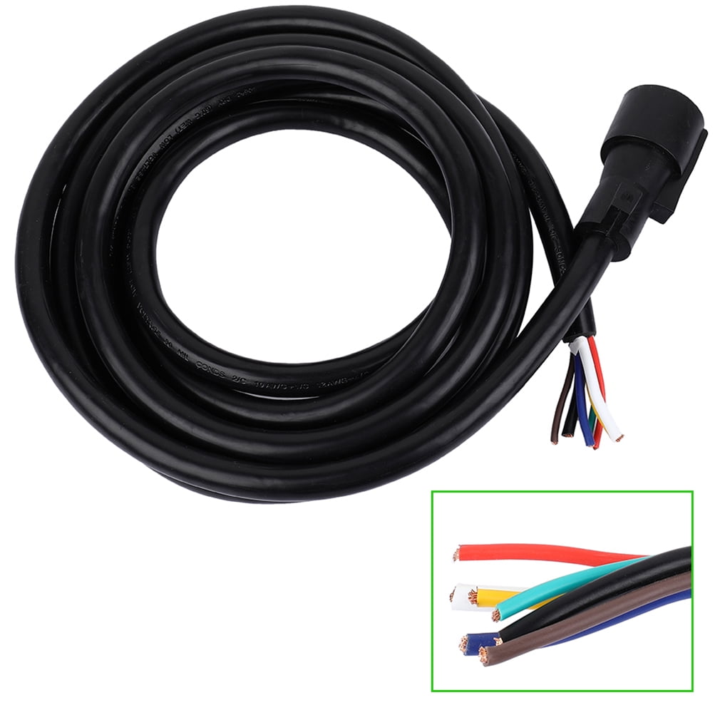 SCITOO Universal Molded Trailer Light Plug Wiring Harness 7 Way 12 ...