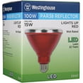 Westinghouse 100-Watt Equivalent PAR38 Flood Red Outdoor Weatherproof ...