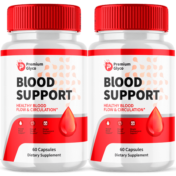 Glyco Thrive Blood Support Pills Advanced Formula Vitamin Supplement GlycoThrive 60 Capsules ...