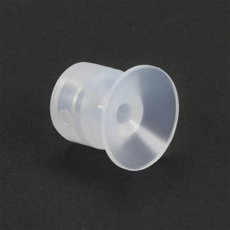 Clear Soft Silicone Miniature Vacuum Suction Cup 20mmx5mm Bellow ...