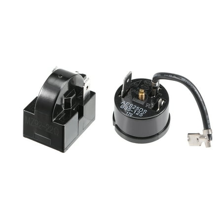 Refrigerator PTC Starter Relay 22 Ohm 2 Pin + Compressor Thermal Overload Protector | Walmart Canada