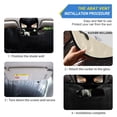 Black Color Sheep Heart Valentine Windshield Sun Shade Automobile Visor ...