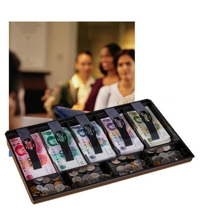 Cheers 5 Grid Money Cash Coin Register Cashier Box Insert Tray Storage ...