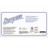 Surpass 21340 White Unscented 2-Ply Facial Tissue Flat Box (100 Tissues ...