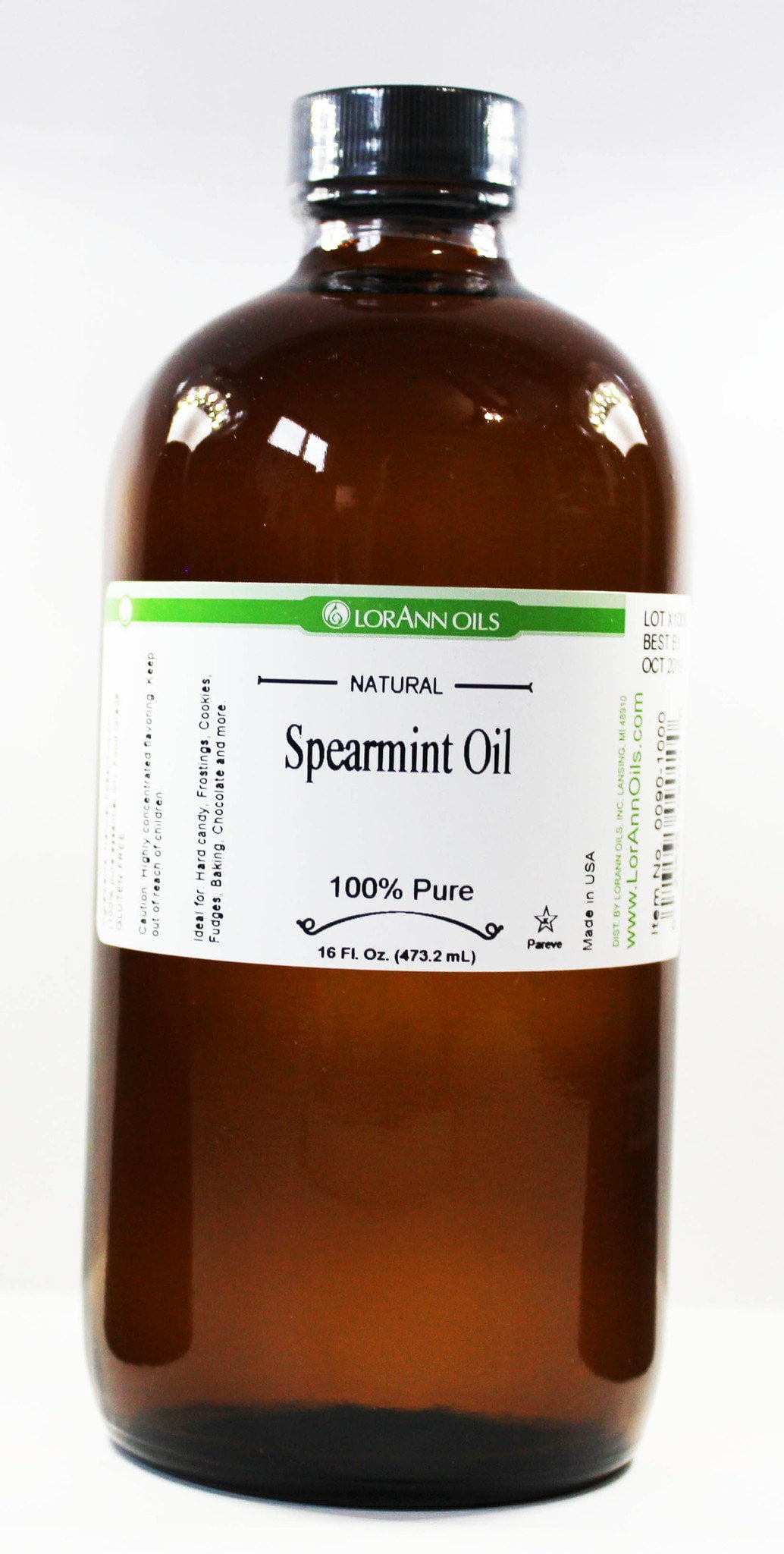LorAnn Spearmint Oil, Natural 16 oz - Walmart.com