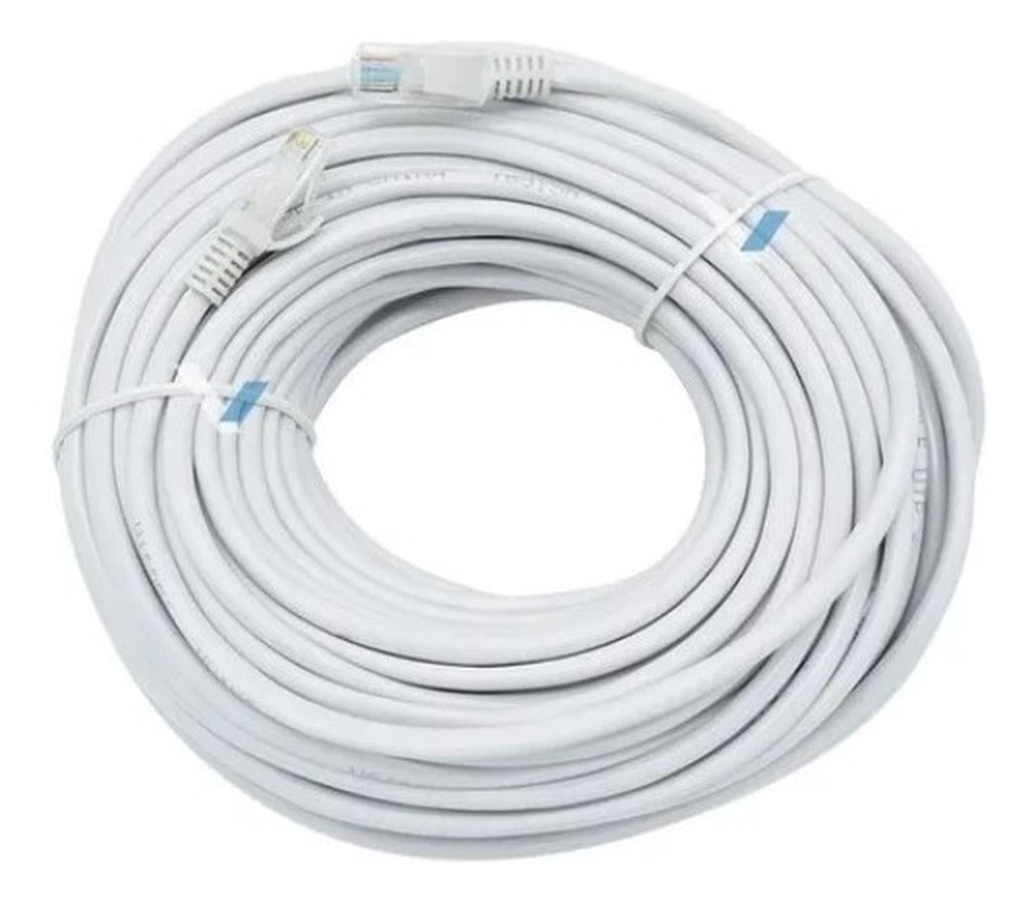 Cable De Red Lan Cat5e 30mts Gris Hasta 1 Gbps P/interior Prodotty ...