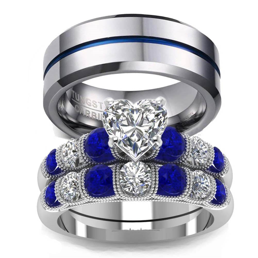 Click here for Loversring His And Hers Wedding Ring Sets Couples... prices
