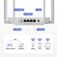 DBIT T18-21K Dual Band WiFi Router, 1200Mbps, MU-MIMO, Gigabit Ports ...