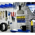 Wall Control Galvanized Steel Pegboard Pack - Tool Storage Panels with ...