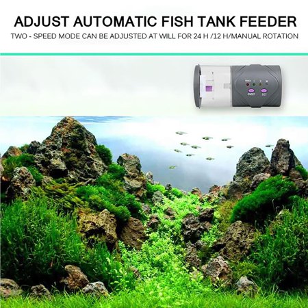 Fish Feeder Smart Digital Plastic Rechargeable Fish Feeder Convenient ...