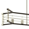 7 Light Linear Chandelier With Vintage Industrial Inspirations 13.5 ...