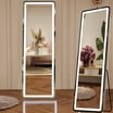 BEAUTYPEAK 64" x 21" LED Arched Full Length Mirror Standing Floor ...