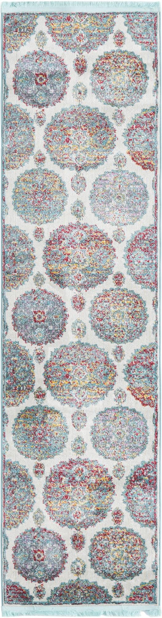 Rugs.com Paragon Collection Rug – 8 Ft Runner Cream Medium-Pile Rug ...