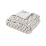 Mainstays 5-Piece Tan Striped Comforter Set, King - Walmart.com