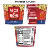 Rice A Roni Cups, Chicken Flavor, 1.97 Ounce (Pack Of 12) - Walmart.com
