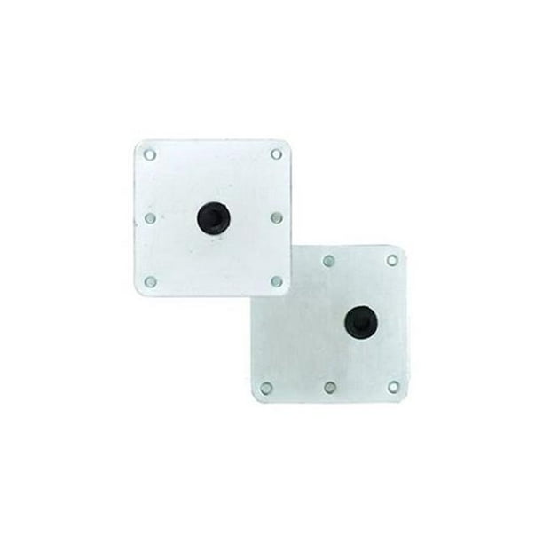Attwood 67729 7 x 7 in. Zinc Plated Steel Threaded Nylon Bushing Square ...