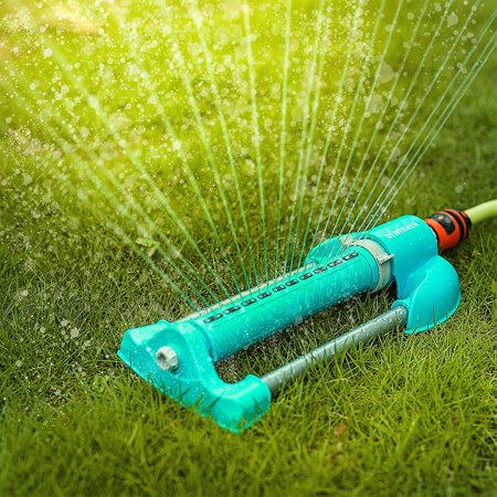 Garden Sprinkler, Oscillating Sprinkler. Turbo Sprinkler Motor Lawn And ...