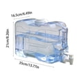 Refrigerator Water Dispenser, Plastic Beverage Dispenser with 2 Spigots ...