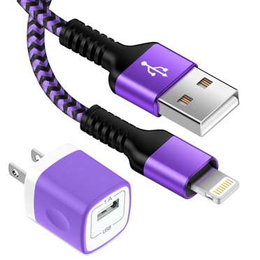 USB Charger Block,USB Wall Charger 5Pack FiveBox 2.1A Dual USB Fast ...