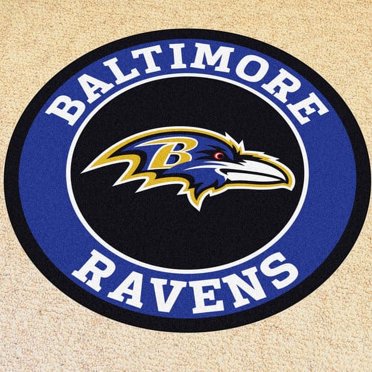 NFL - Baltimore Ravens Man Cave Starter Rug 19"x30" - Walmart.com