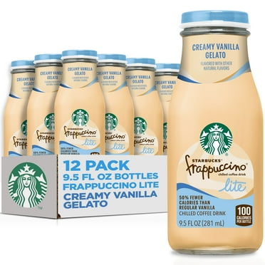 Starbucks Frappuccino Coffee Drink Lite Gelato Vanilla 9.5 fl oz Bottle ...
