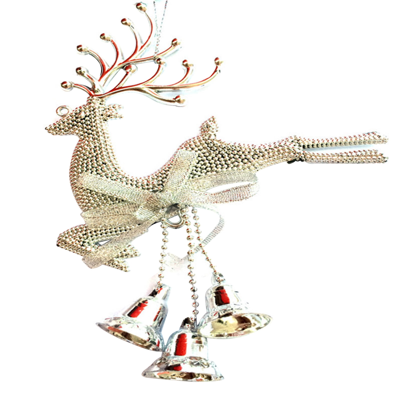 Hanging Elk Ornament Fine Workmanship Decorative Glossy Christmas Deer ...