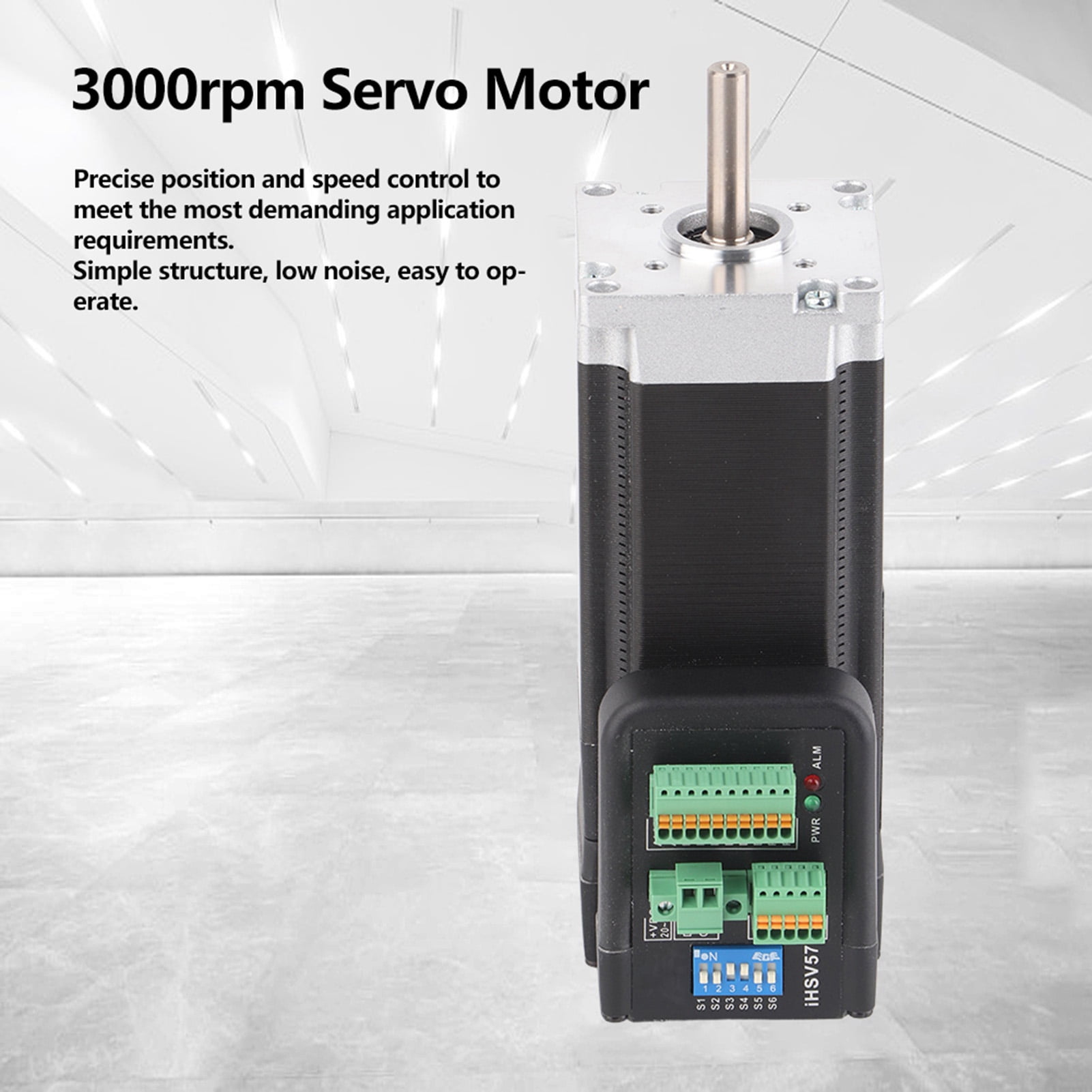 Servomotor Integrado 3000rpm 0.6 nm DC36V Control de Codificador, Estructura Simple, Bajo Nivel ...