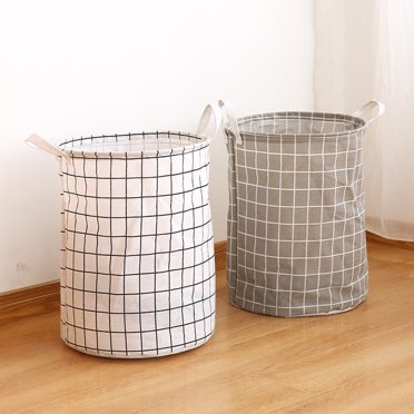 Mainstays Flexible Plastic Square Laundry Hamper, Soft Silver - Walmart.com