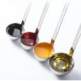 Stainless Steel Soup Ladle Set of 4: 2oz, 4oz, 6oz, 8oz One-Piece Sauce ...