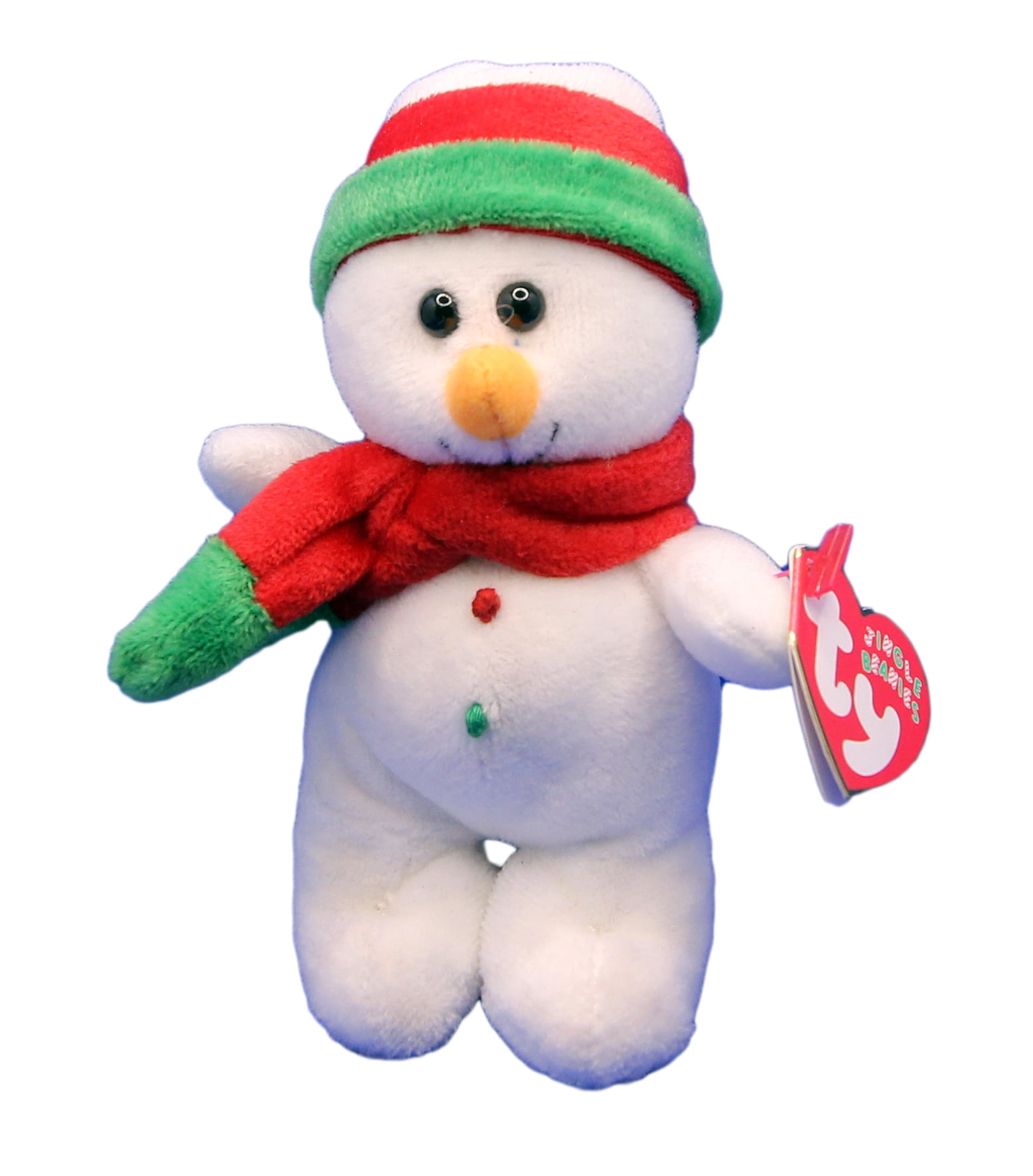 Ty Jingle: Flakesy the Snowman | Stuffed Animal | MWMT's - Walmart.com