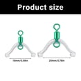 10Pcs Fishing Line Space Bifurcation Swivels 8 Shaped Rings Contactor ...