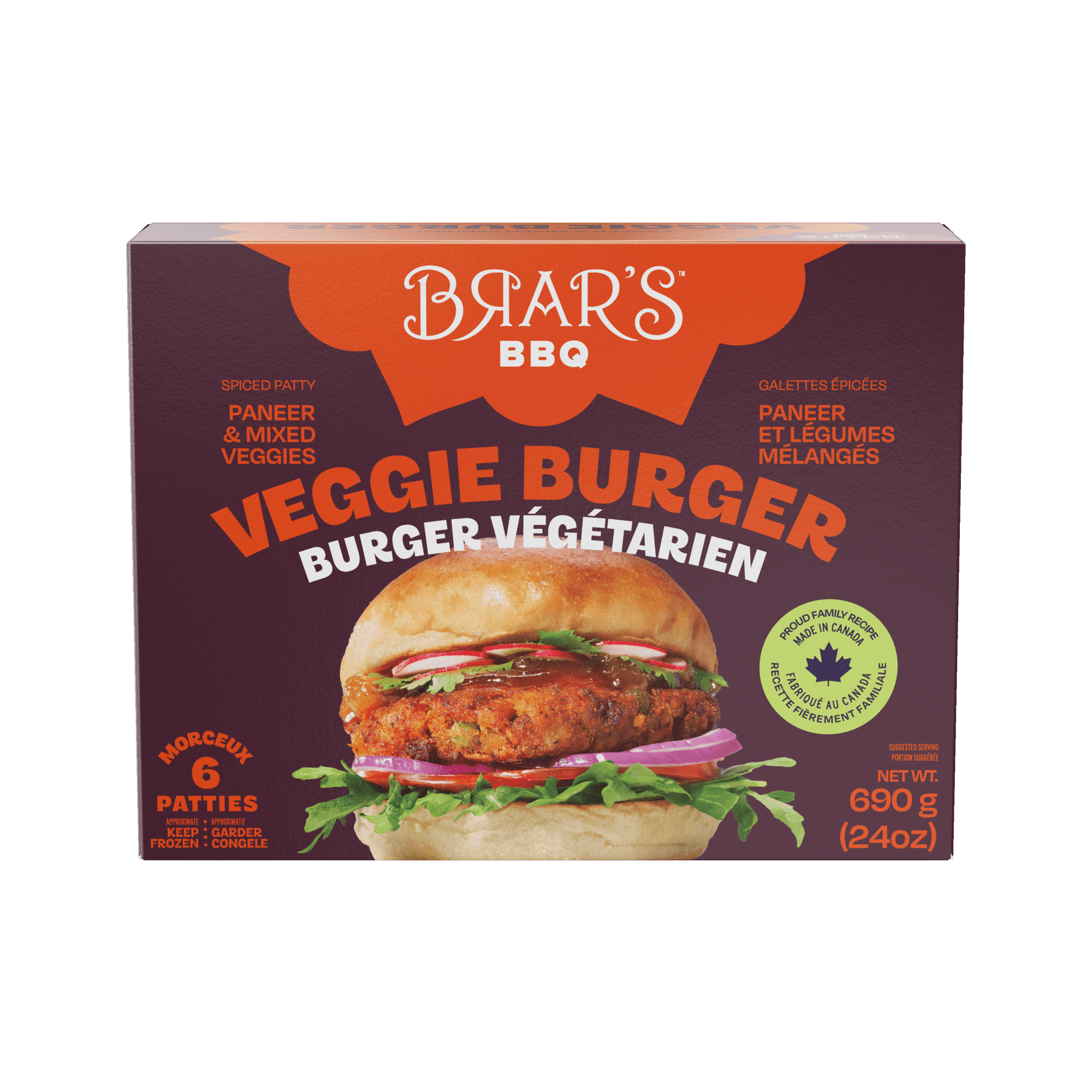 Click here for Brars Veggie Burger Patty 690g 690g prices