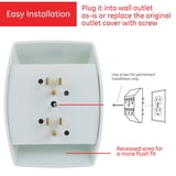 GE 6 Ac Grounded Tap Outlet, White, 2 Pack, 46852 - Walmart.com