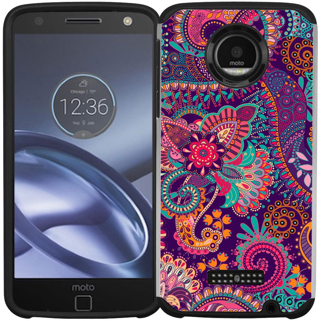 Moto Z Droid Case - Armatus Gear (TM) Slim Hybrid Armor Case Protective ...