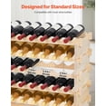 8-Tier 72 Bottles Stackable Modular Wine Rack, Freestanding Wines ...