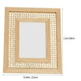 TOYMYTOY Woven Picture Frame Chocolate Wall Mountable for Home ...