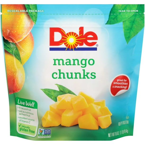 Dole Mango Chunks, 16 Ounce -- 8 per case. - Walmart.com