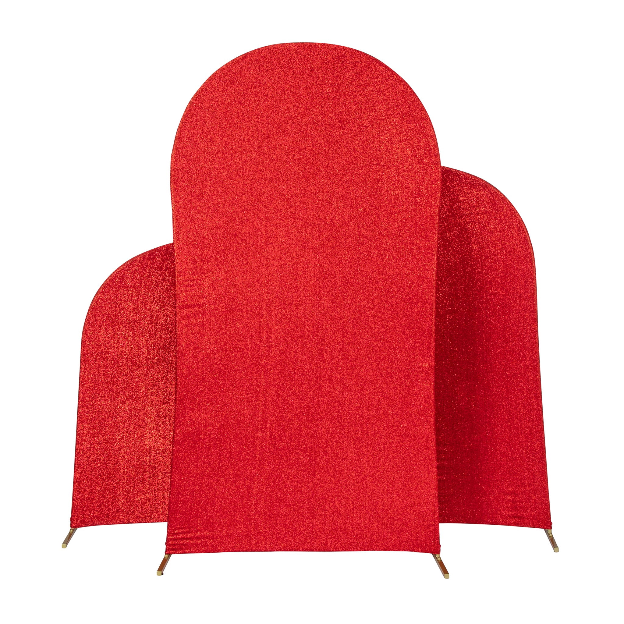 Shimmer Spandex Arch Covers 3Pc/Set for Chiara Frame Backdrop Red ...
